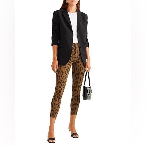 L'AGENCE | Jeans | Lagence Margot Skinny High Rowe Spot Animal Print ...